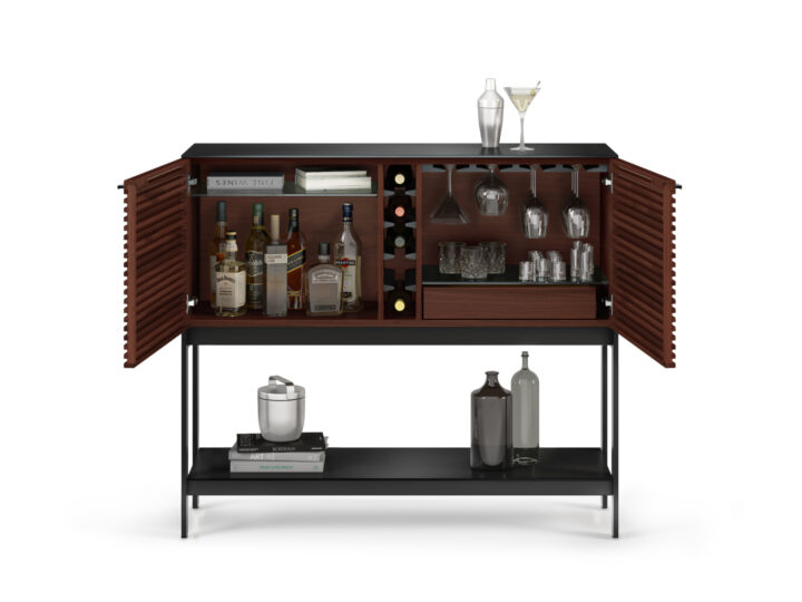 Corridor 5621 Modern Standing Home Bar | BDI Furniture