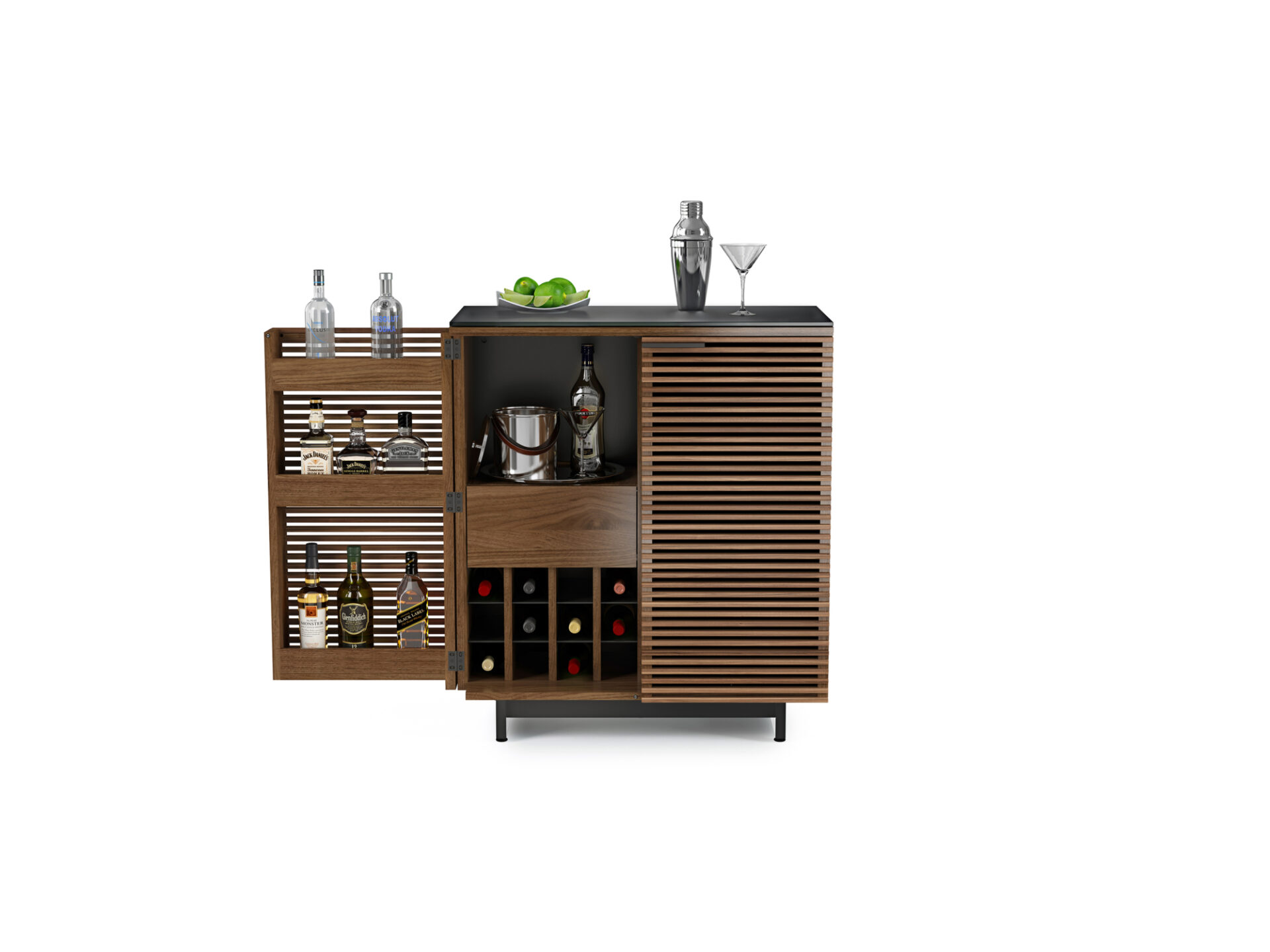 Corridor 5620 Modern Home Bar Cabinet | BDI Furniture