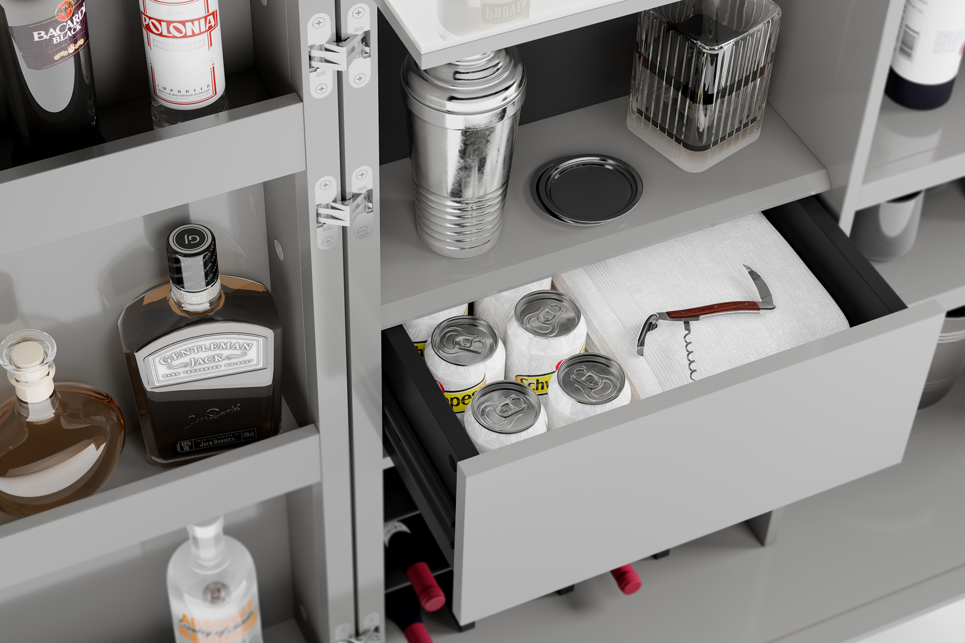 Tanami 7120 Home Bar & Bar Cabinet | BDI Furniture