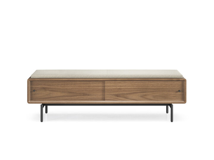 LINQ 9101 Storage Bench | Fabric Cushion | BDI Furniture