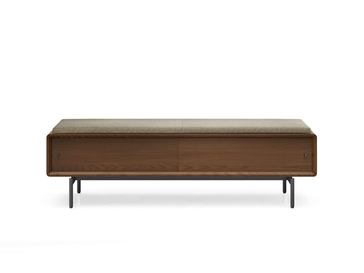 LINQ 9101 Storage Bench | Fabric Cushion | BDI Furniture