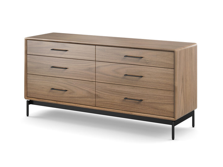 LINQ 9186 Wide 6-Drawer Modern Dresser | BDI Furniture
