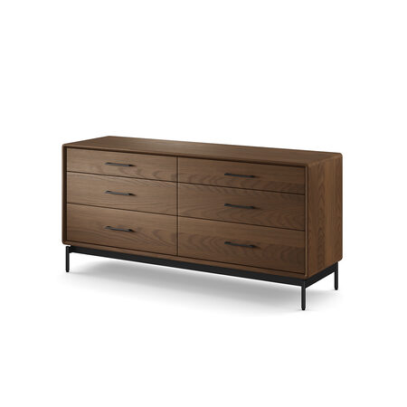 Up-LINQ 9119 Modern King Bed With Charging Stations | BDI Furniture