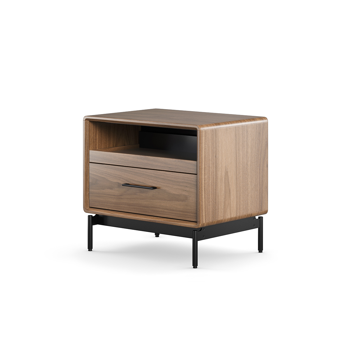 LINQ 9182 28-inch Modern Nightstand With Charging Station | BDI Furniture