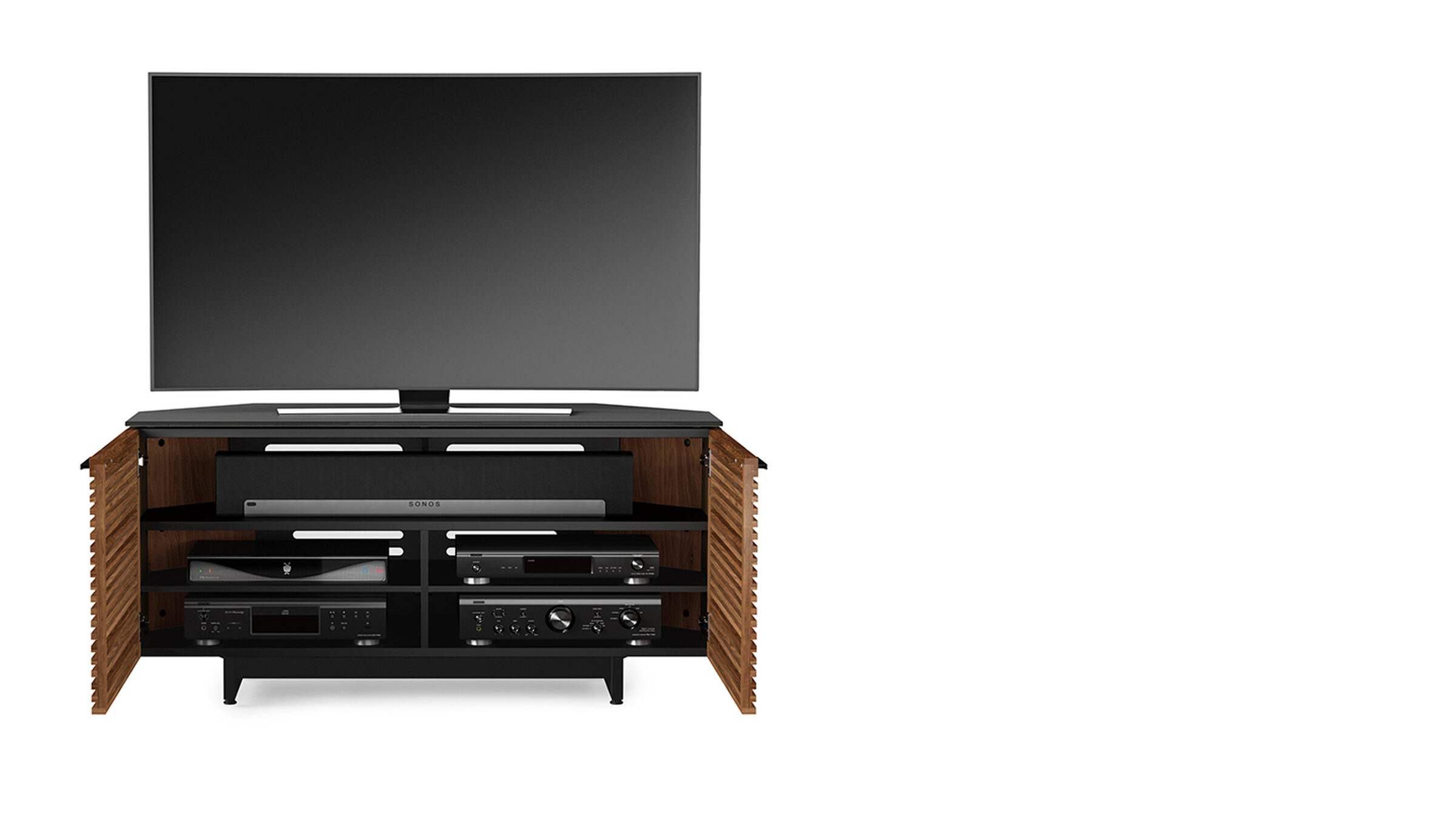 Corridor 8175 Corner TV Stand & Media Console | BDI Furniture