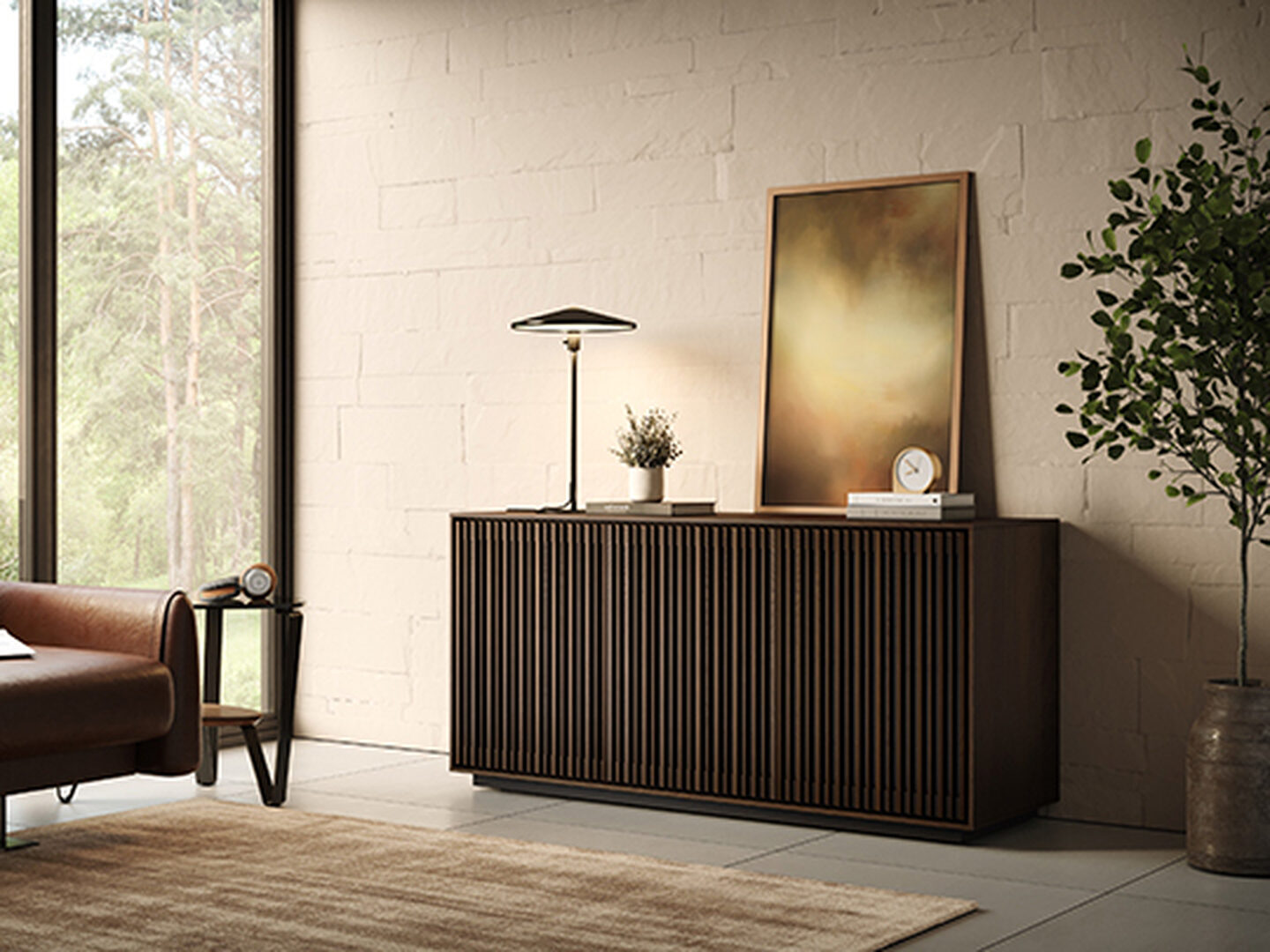 Profile 8477 Modern Media + Storage Console | BDI Furniture