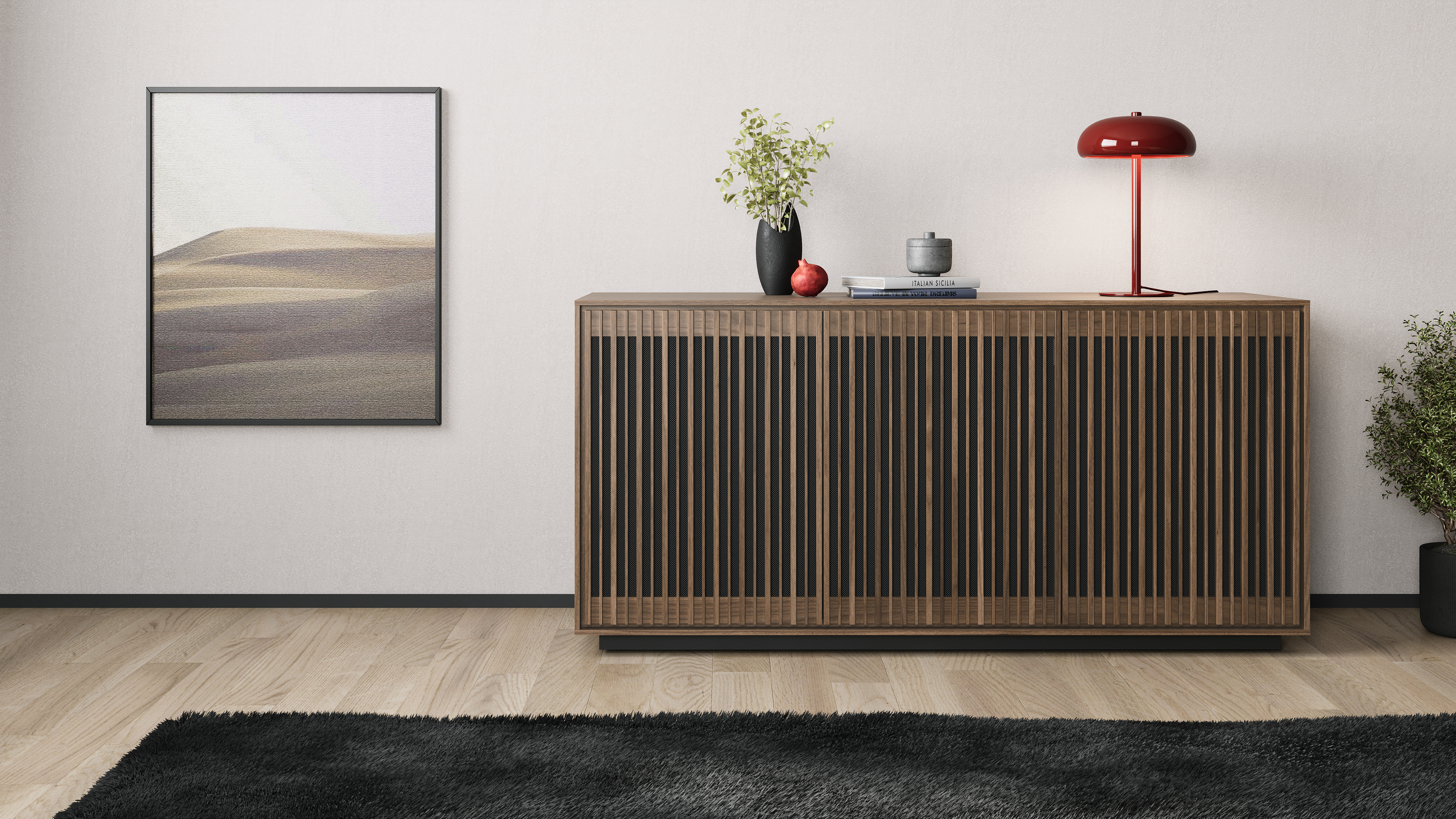 Profile 8477 Modern Media + Storage Console | BDI Furniture