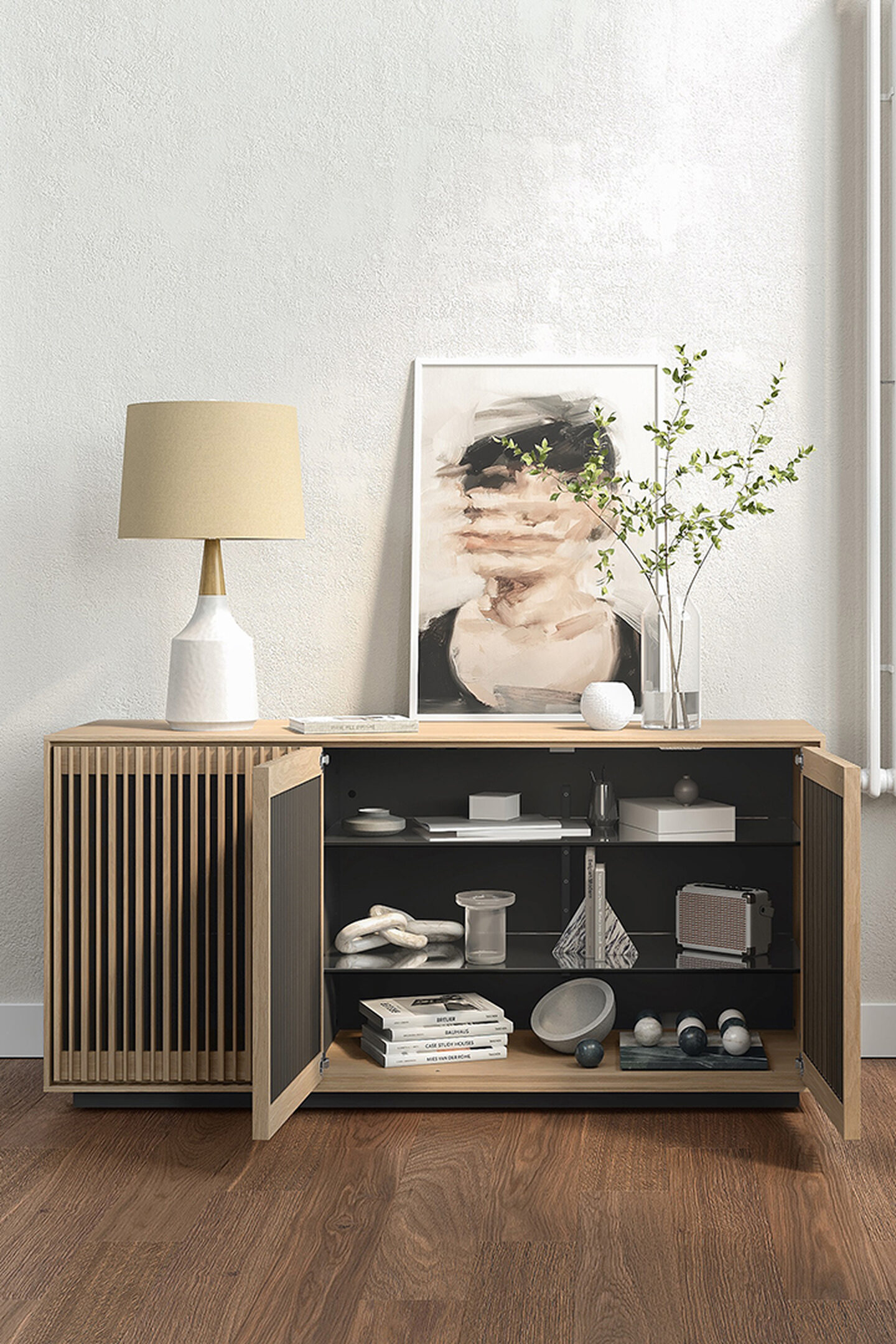 Profile 8477 Modern Media + Storage Console | BDI Furniture