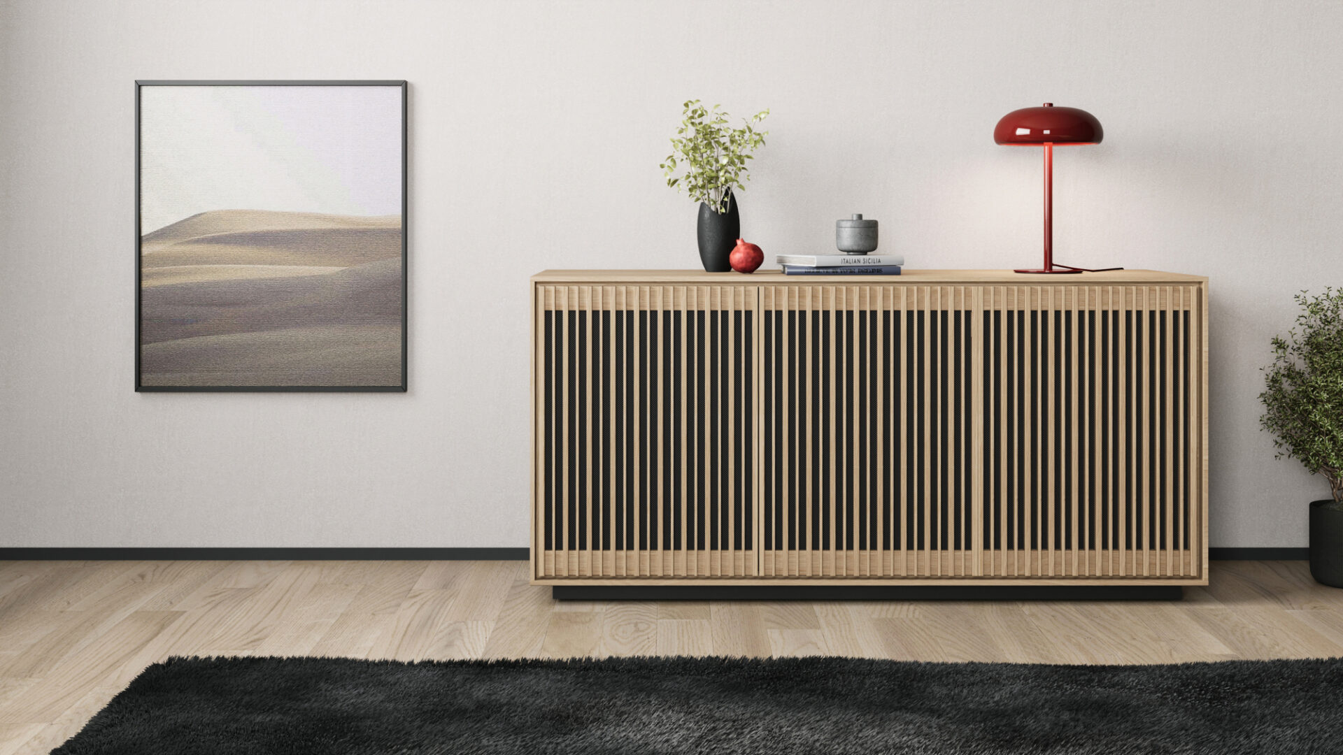 Profile 8477 Modern Media + Storage Console | BDI Furniture