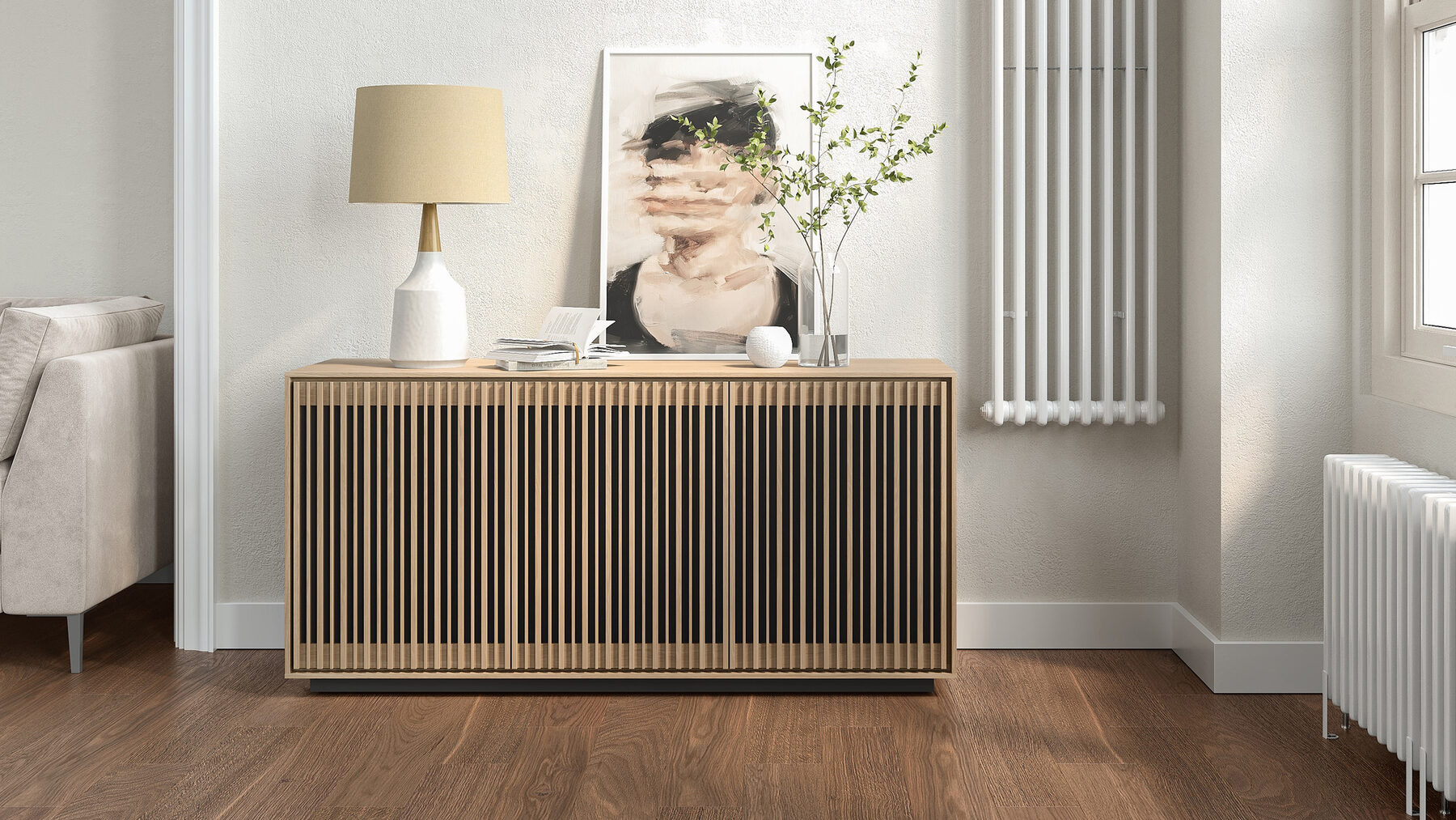 Profile 8479 Modern Storage + Media Cabinet | BDI Furniture