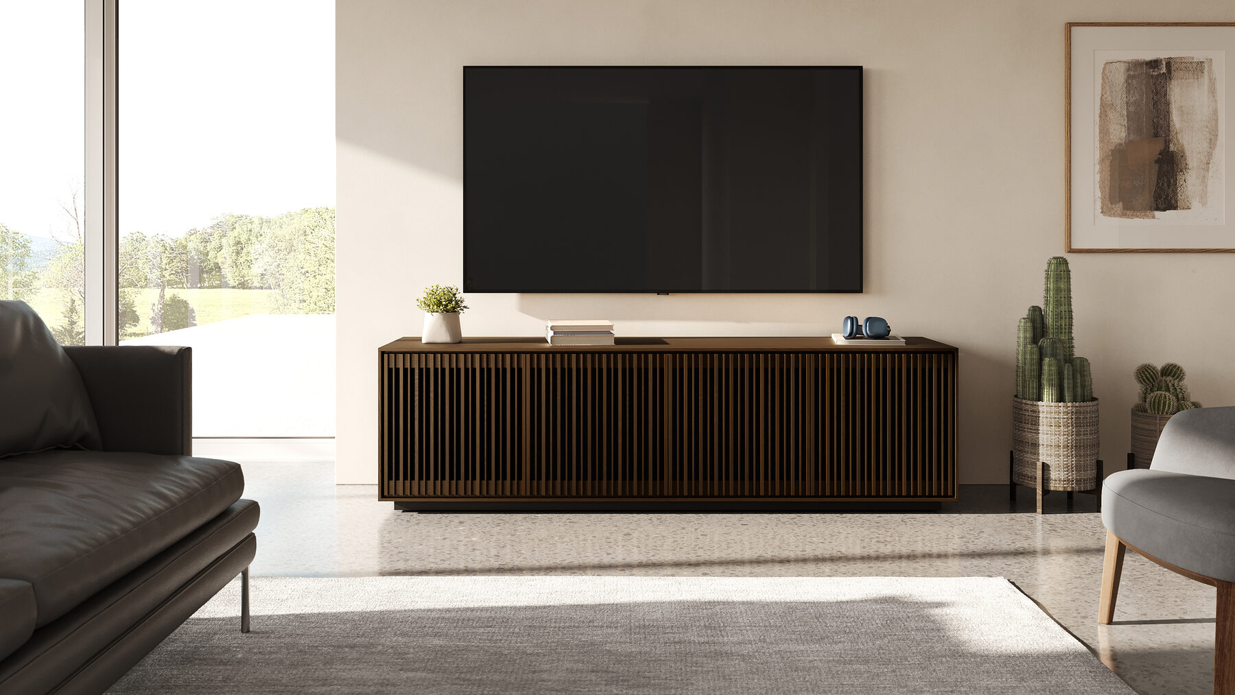 Profile 8477 Modern Media + Storage Console | BDI Furniture