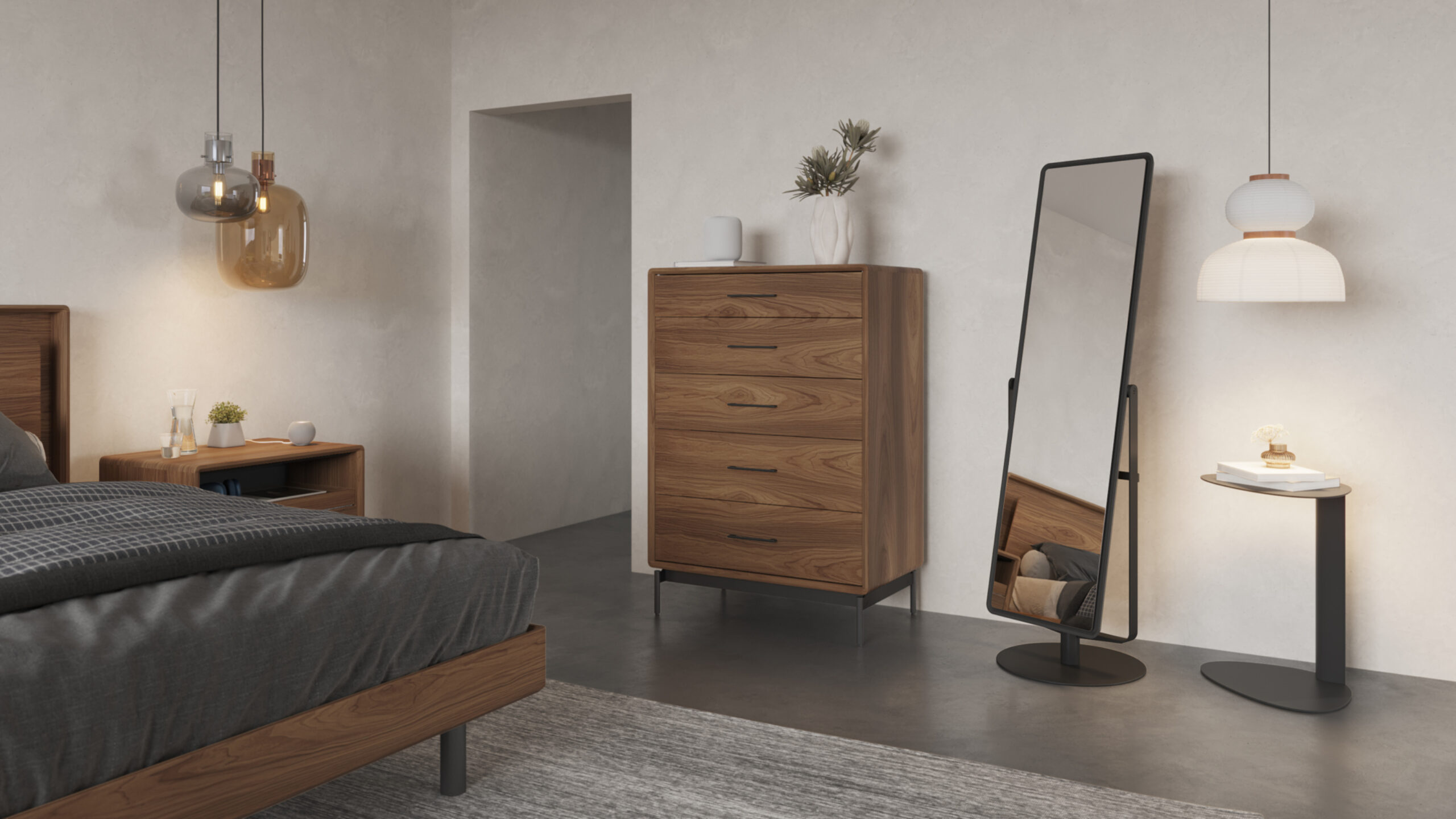 Continuum 3472 Full-Length Standing Mirror | BDI Furniture