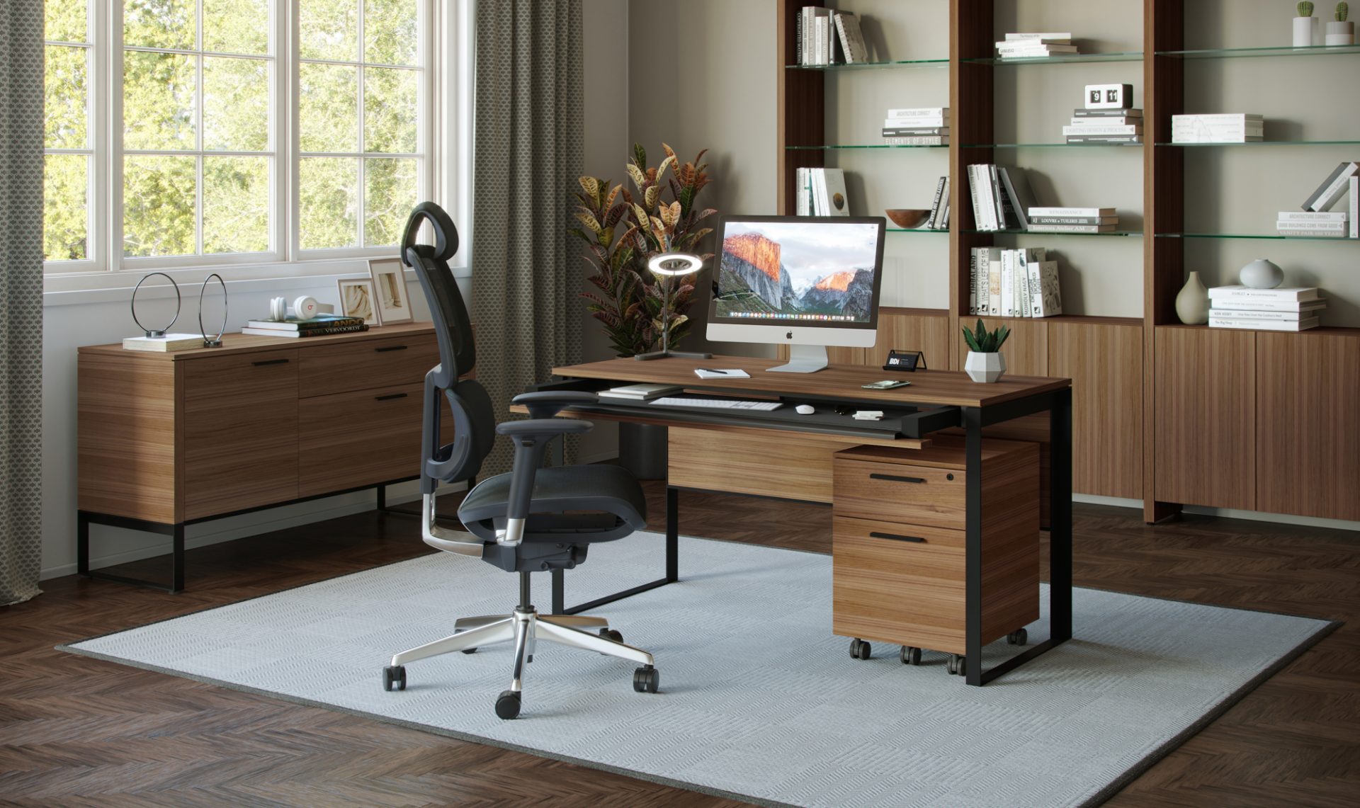 Linea 6222 Slim Modern Console and Laptop Desk | BDI Furniture