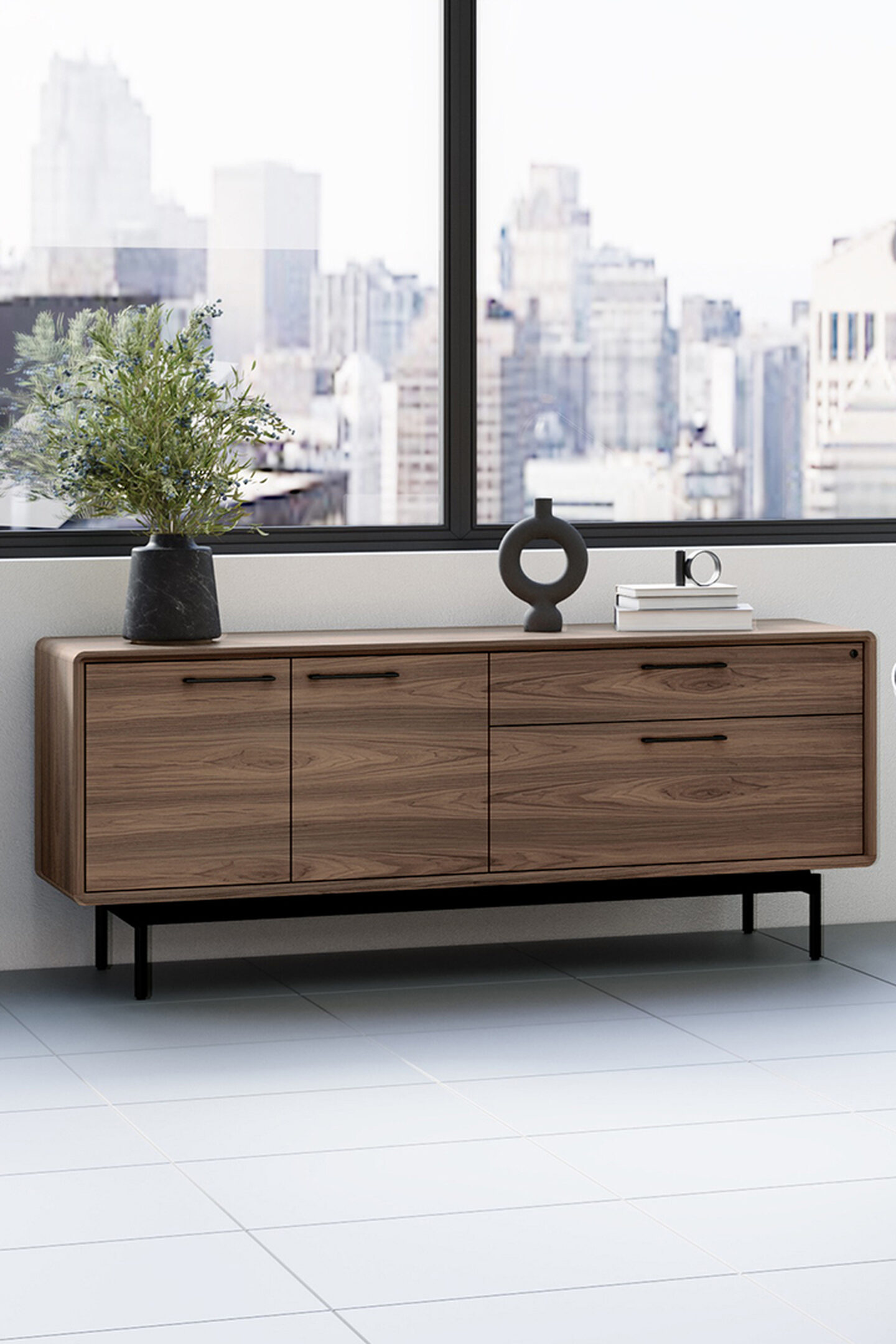 LINQ 6829 Modern Office Storage Credenza | BDI Furniture