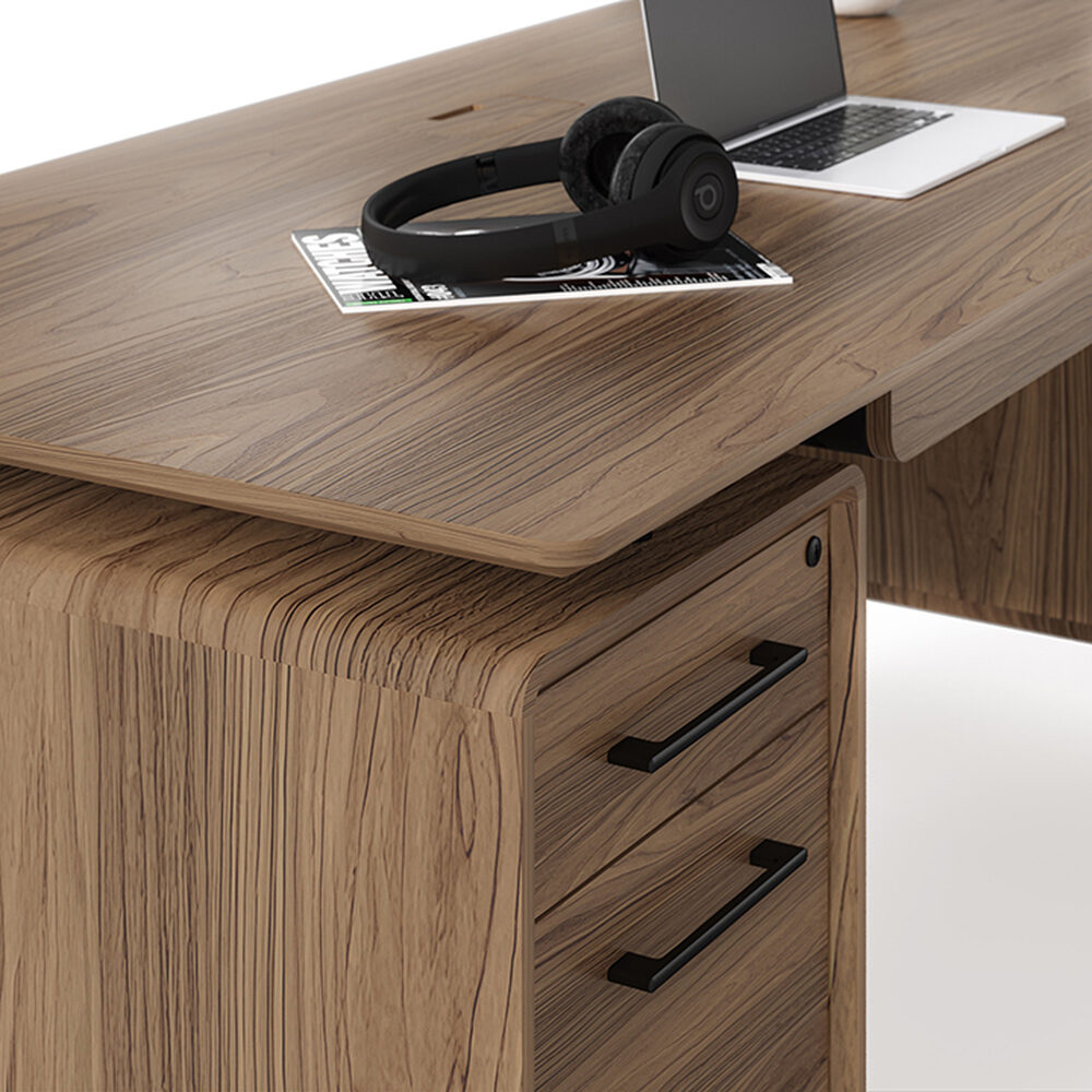 LINQ 6821 Modern Home Office Desk | BDI Furniture