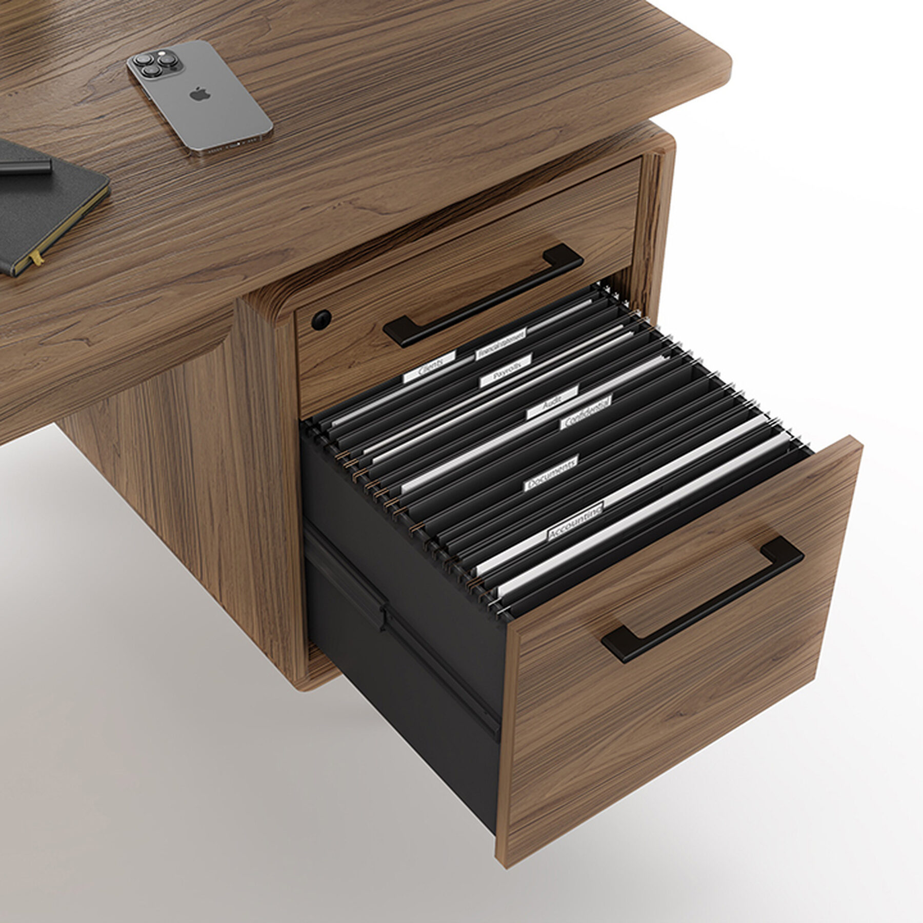 LINQ 6821 Modern Home Office Desk | BDI Furniture