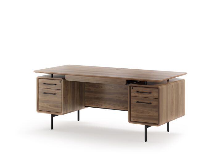 LINQ 6821 Modern Home Office Desk | BDI Furniture