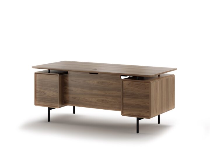 LINQ 6821 Modern Home Office Desk | BDI Furniture