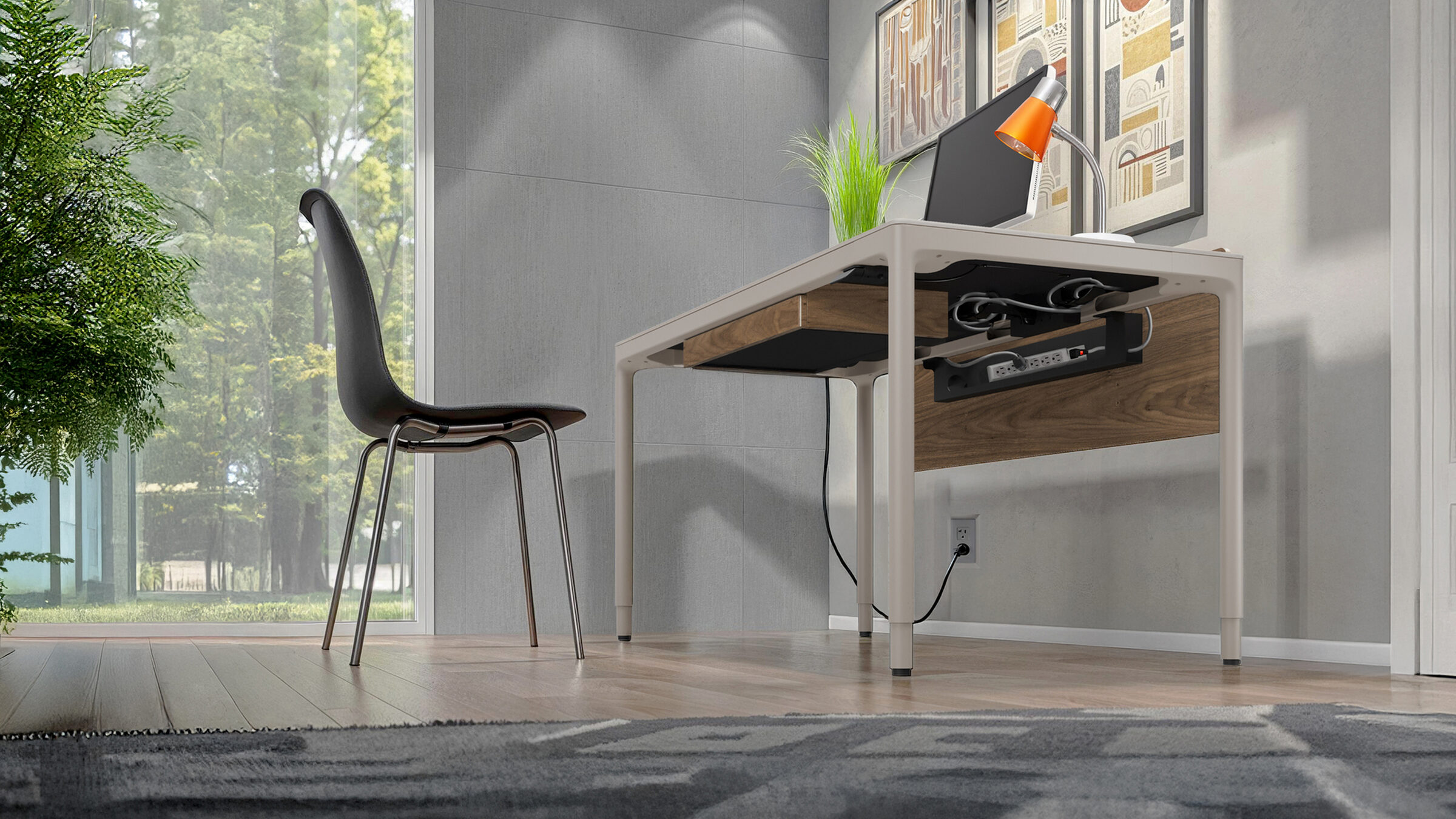 Luma 6767 Large Adjustable Back Panel | BDI Furniture