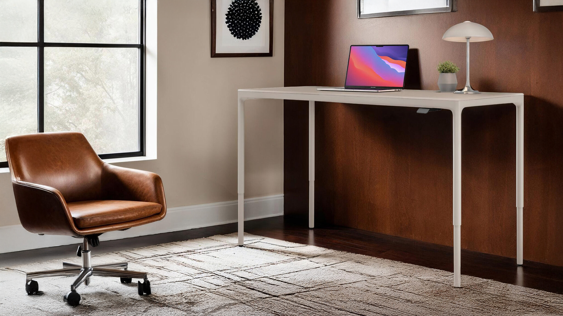 Luma 6762 Modern Home Office Standing Desk | BDI Furniture