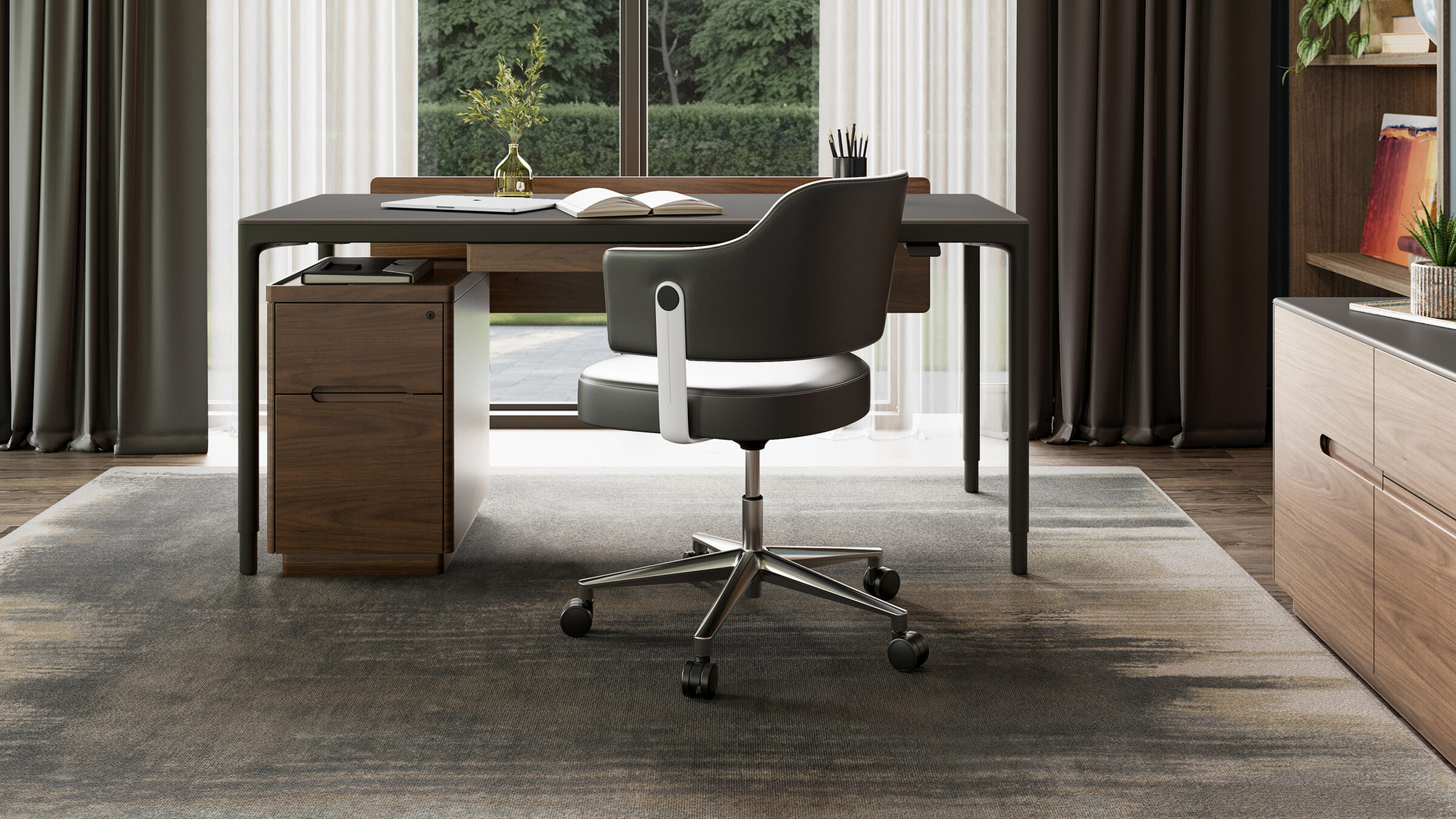 Luma 6767 Large Adjustable Back Panel | BDI Furniture