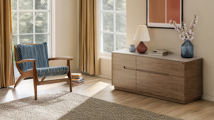 Luma 6720 Multifunction Storage & Printer Cabinet | BDI Furniture