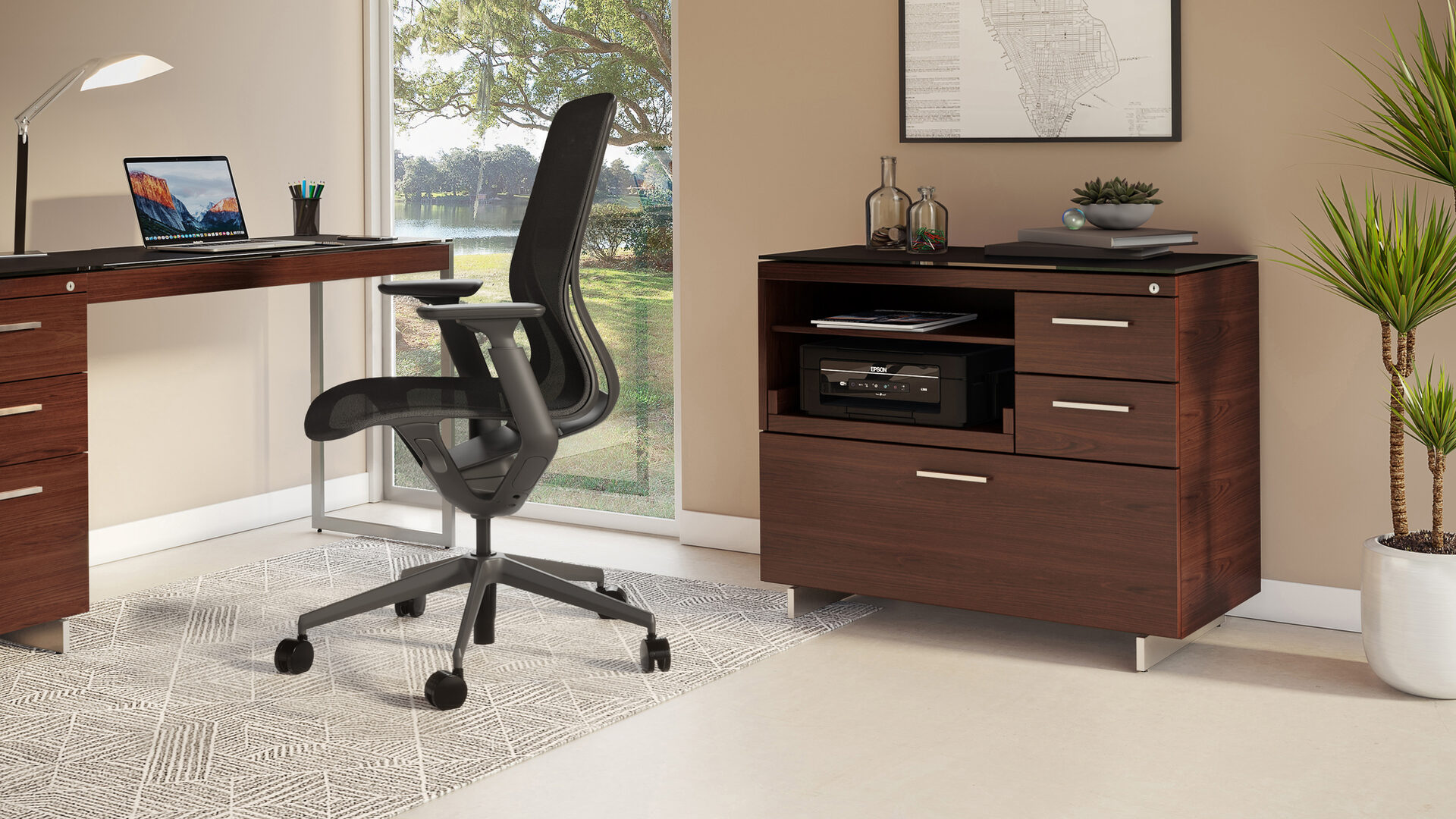 Sequel 6117 Multifunction Storage & Printer Cabinet | BDI Furniture