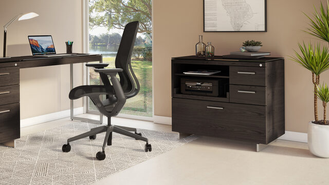 Sequel 6117 Multifunction Storage & Printer Cabinet | BDI Furniture