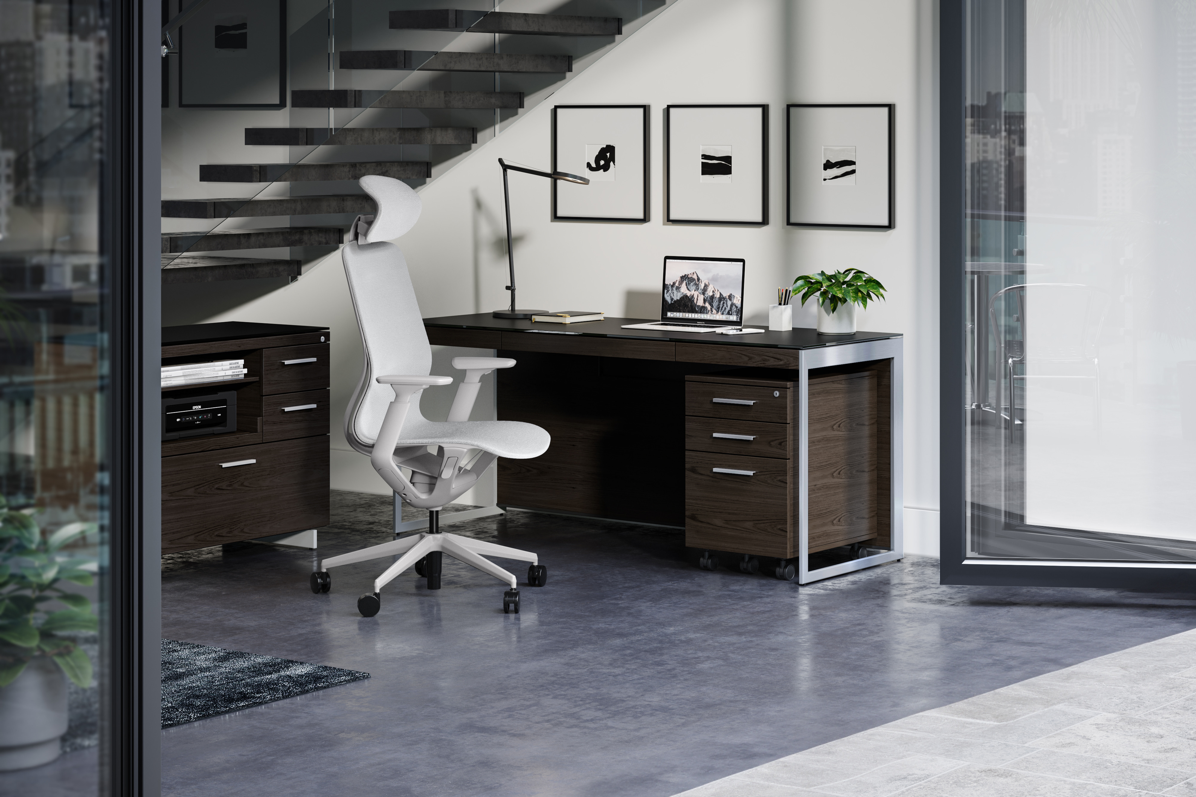 Sequel 6108 Compact Desk Magnetic Back Panel | BDI Furniture