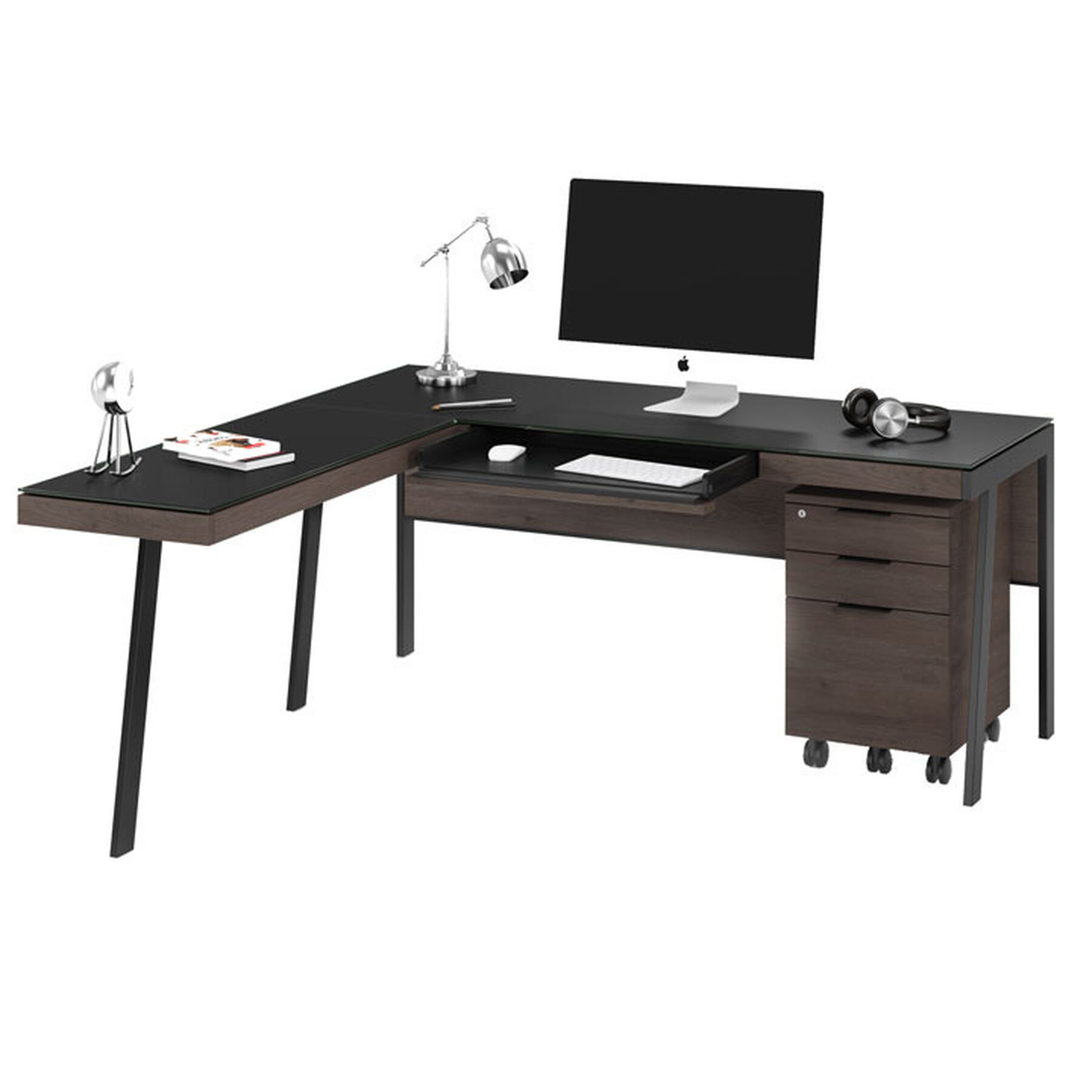 Sigma 6907 Low Mobile File Cabinet & Pedestal | BDI Furniture