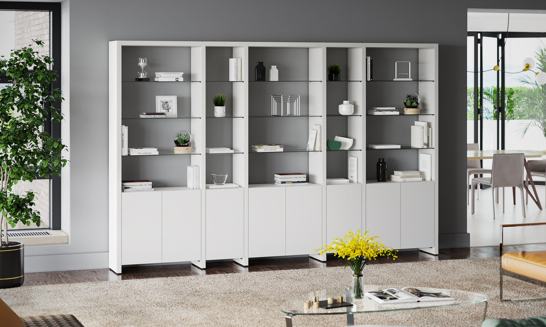 Linea 580222 Shelf System | BDI Furniture