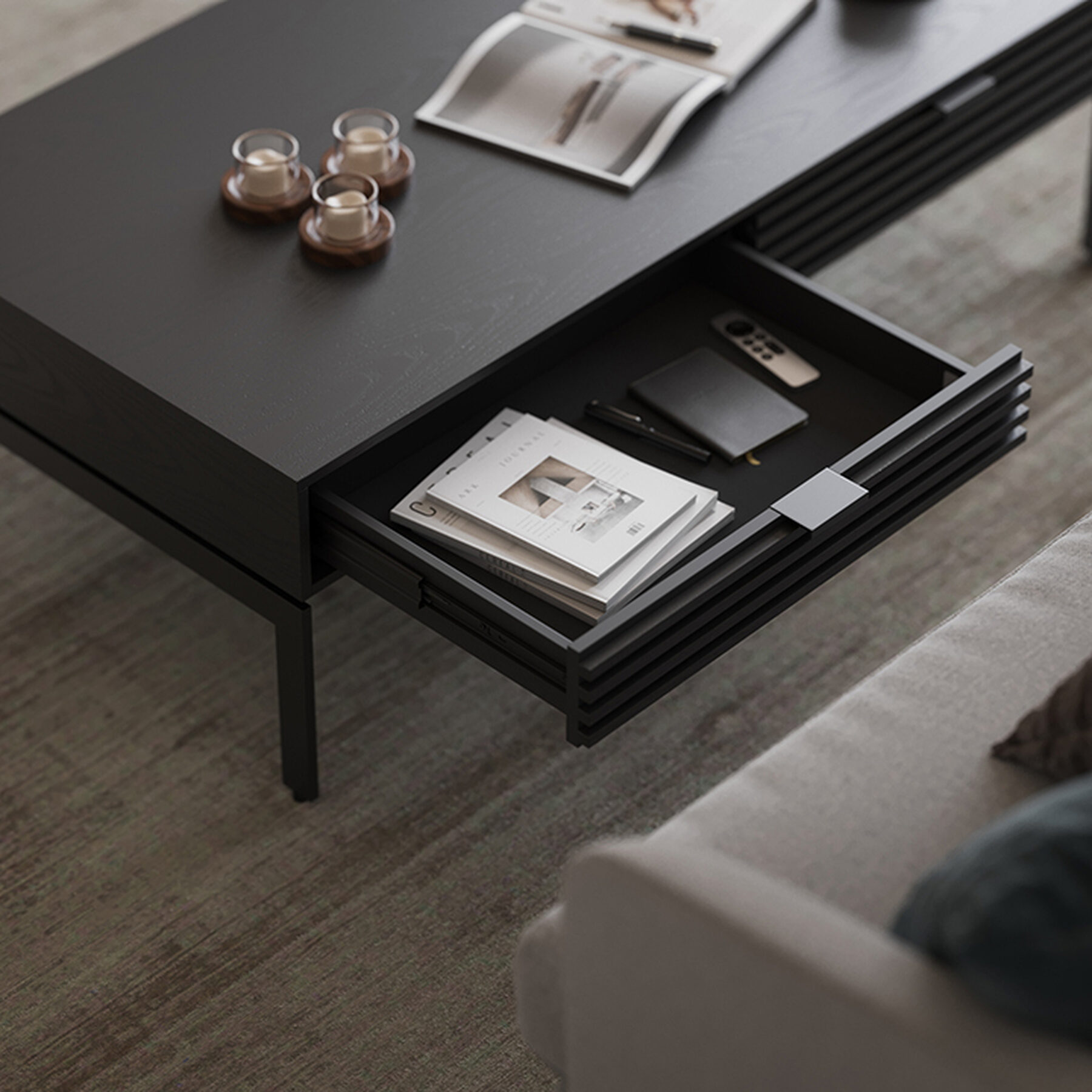 Cora 1172 Modern Wood Coffee Table | BDI Furniture