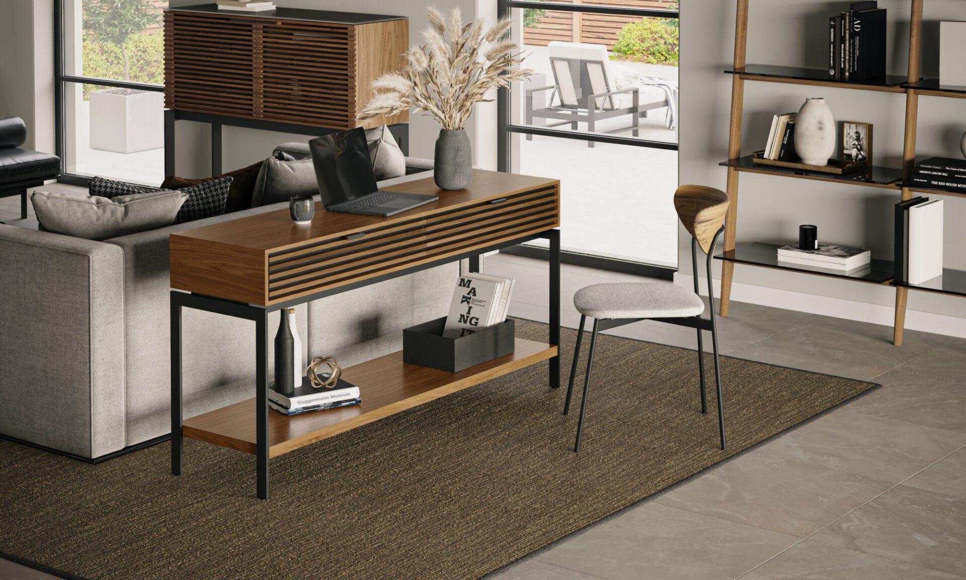 Cora 1173 Modern Wood Console Table | BDI Furniture