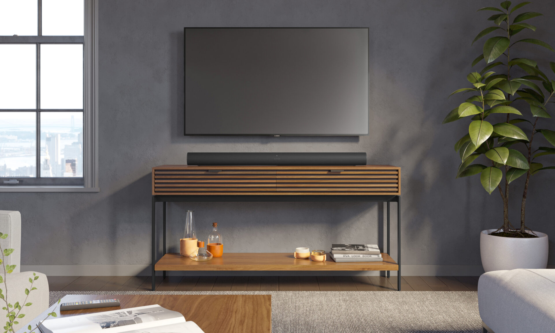 Cora 1172 Modern Wood Coffee Table | BDI Furniture