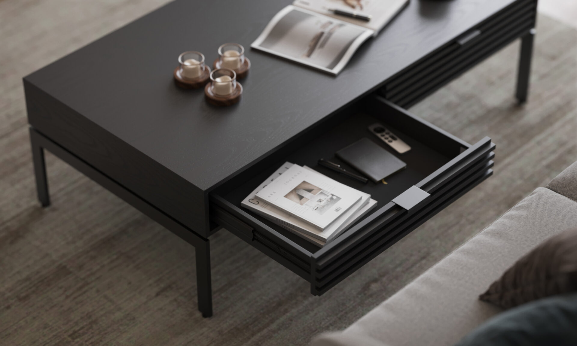 Cora 1173 Modern Wood Console Table | BDI Furniture