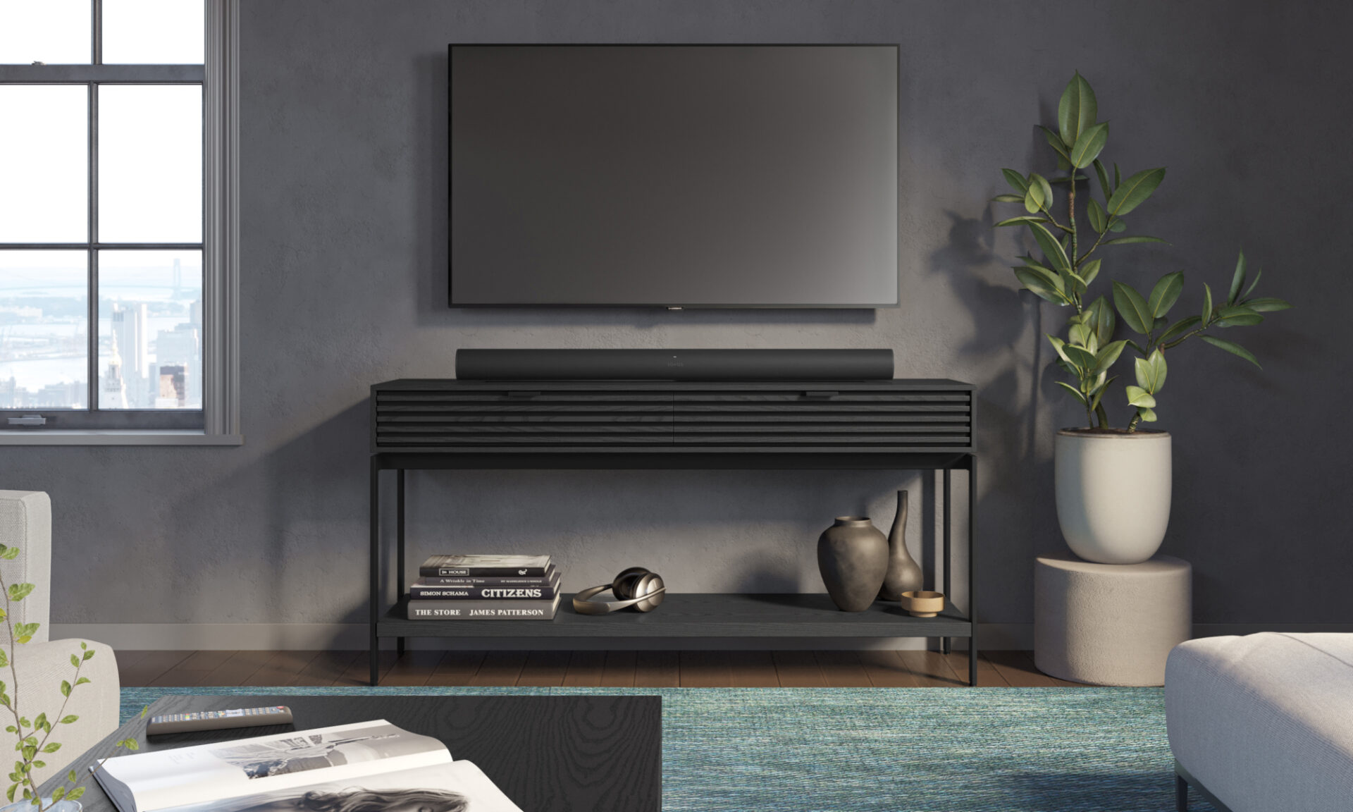 Cora 1176 Modern Wood End Table | BDI Furniture