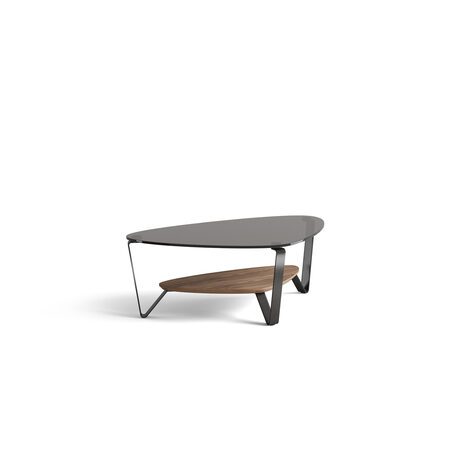 Terrace 1152 Modern Rectangular Glass Coffee Table | BDI Furniture