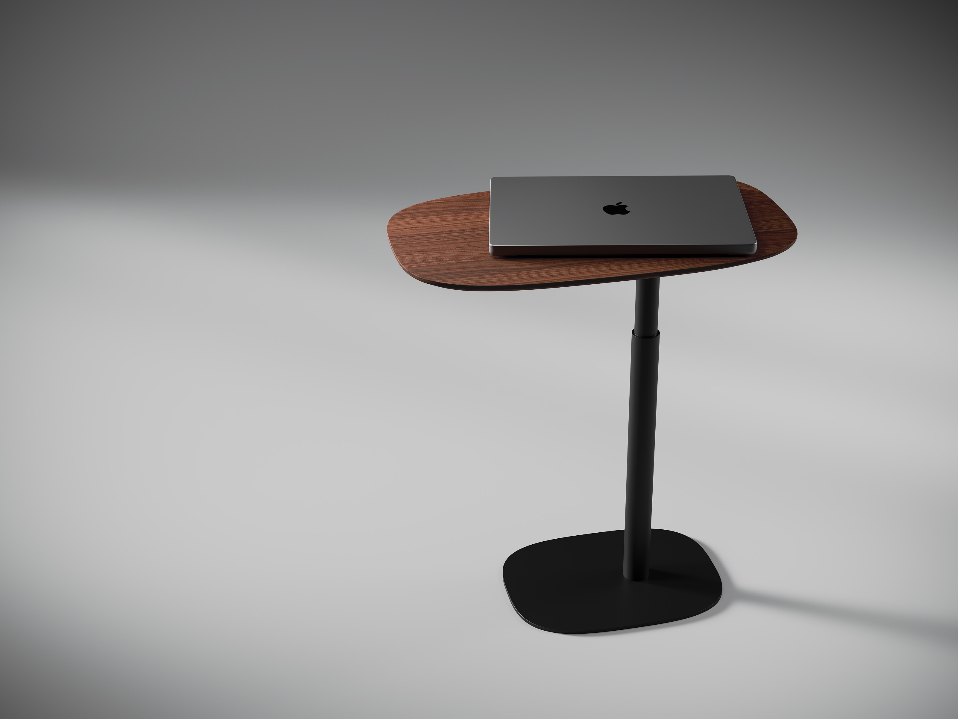 Serif 1046 Adjustable Wood Laptop Stand & End Table | BDI Furniture