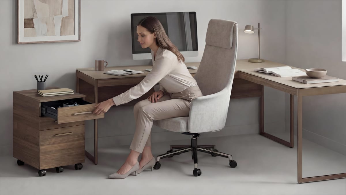 Sequel Studio 6601 Desk | BDI Furniture