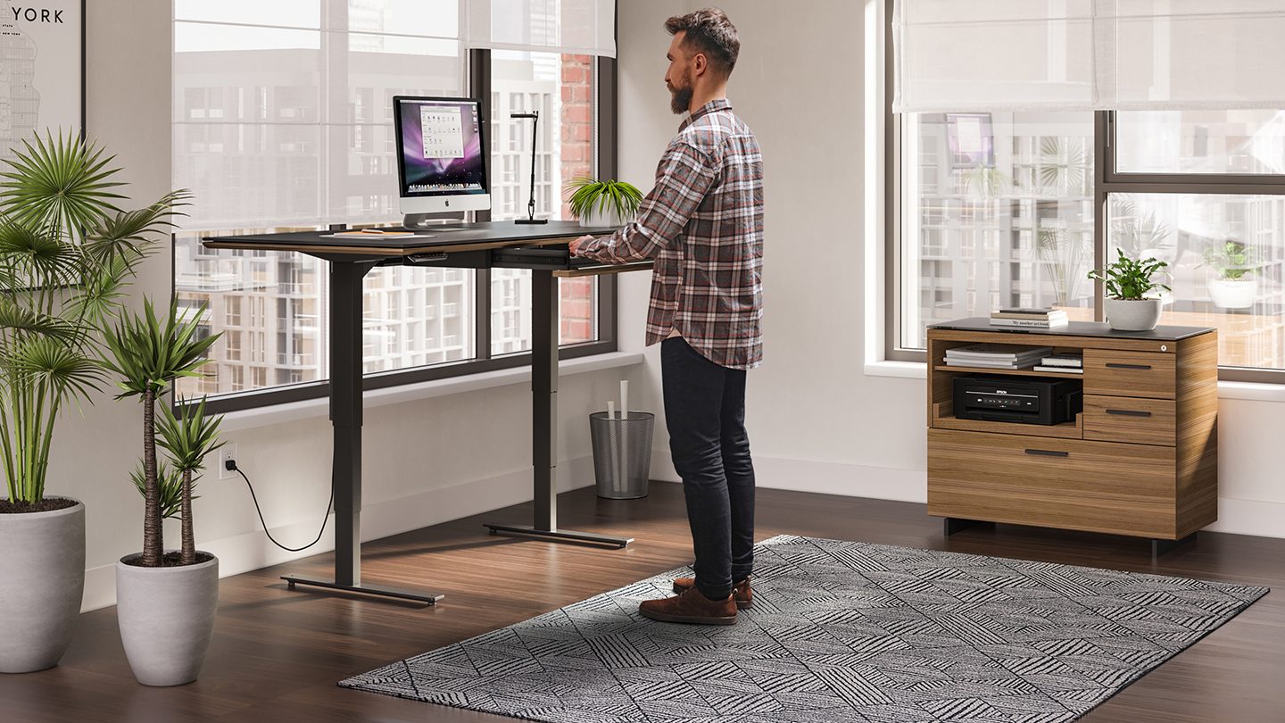 How Standing Desks Promote Health And Productivity | BDI Furniture